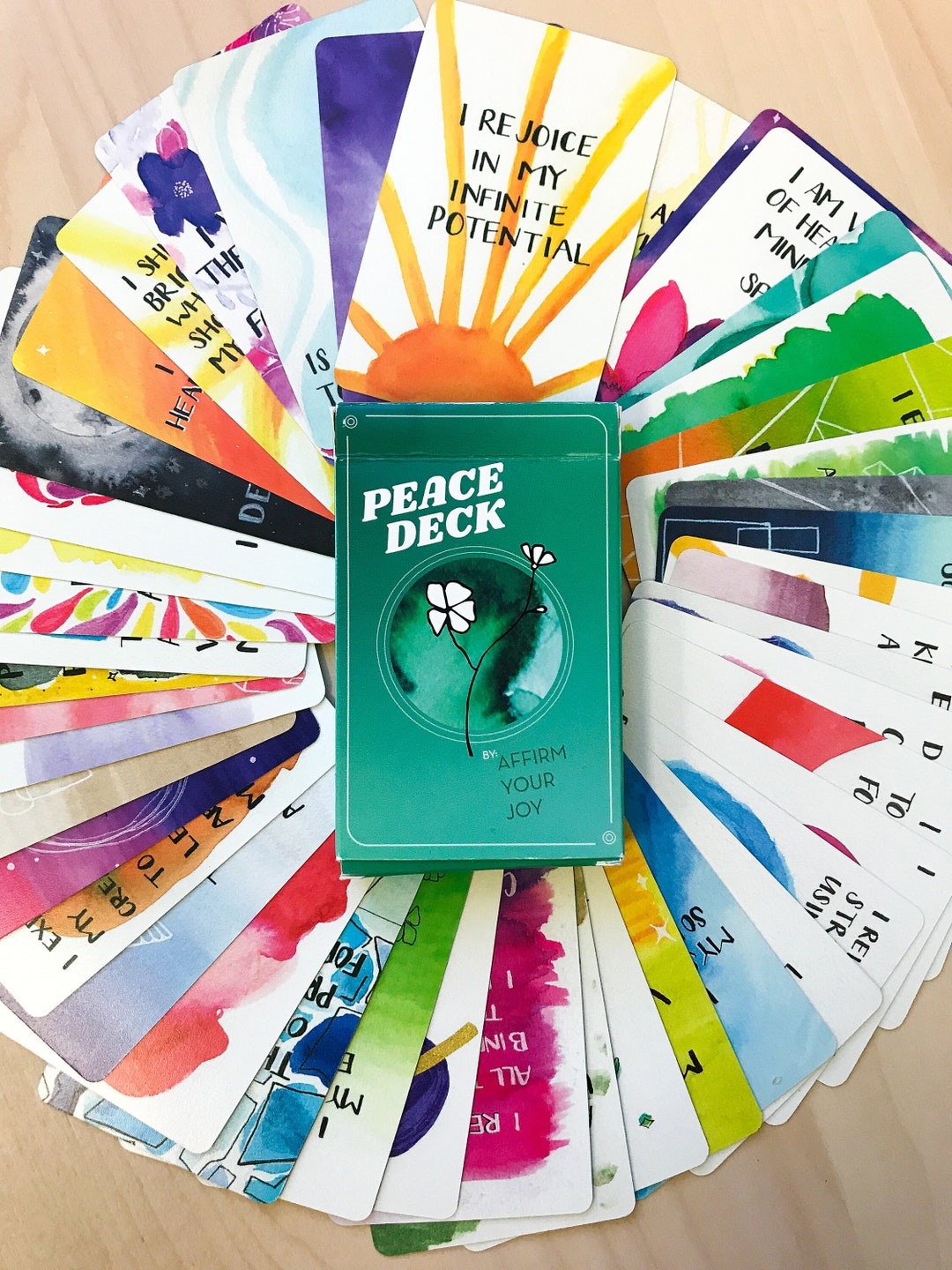 Positive Affirmation Card Deck | Mindfulness Deck | Oracle | Self Love ...