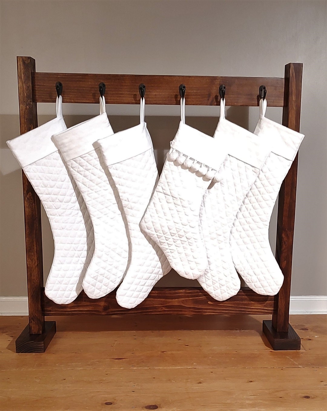 XL Freestanding Stocking Holder Stand for 5 or 6 Hooks - Etsy