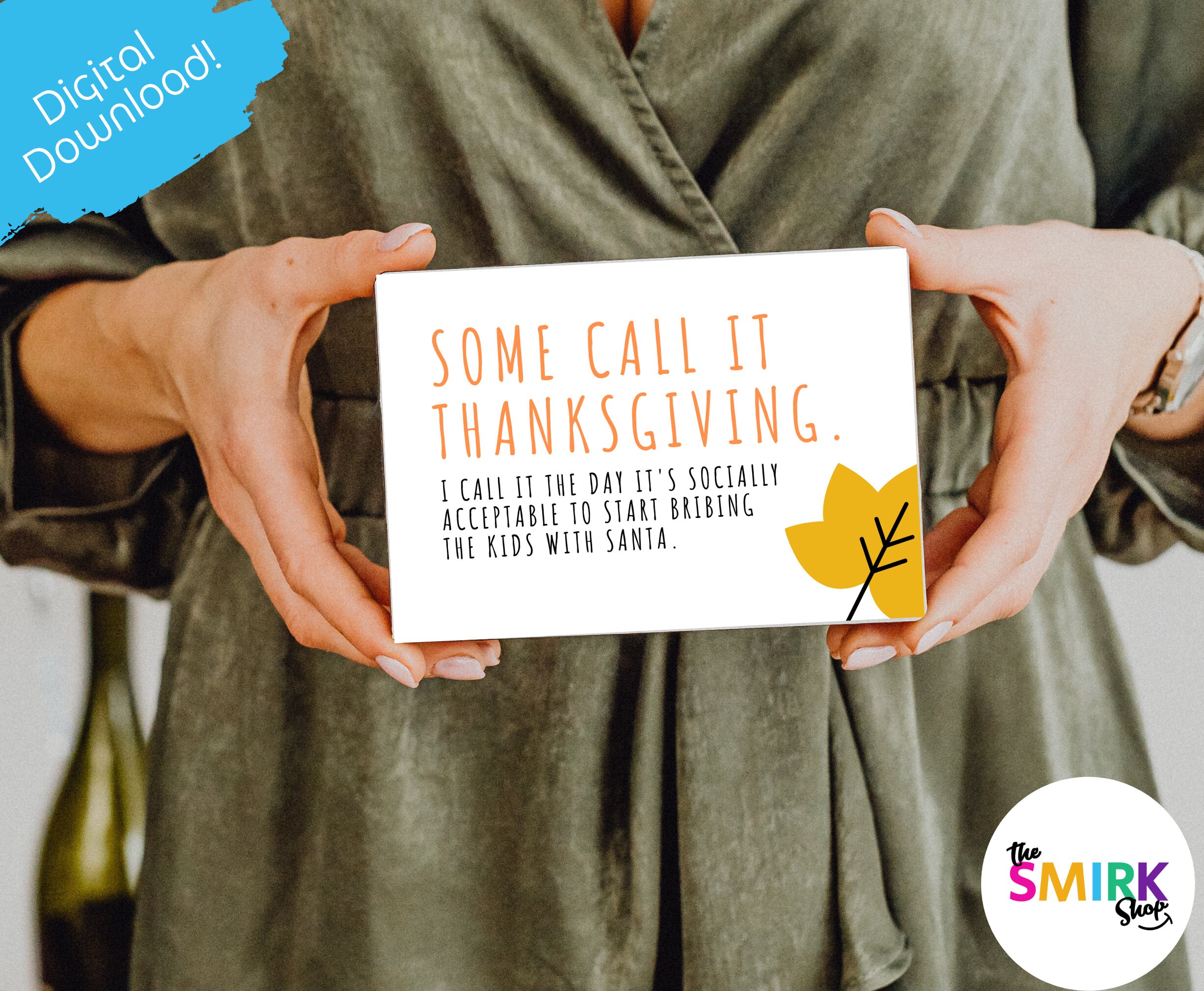 Printable Thanksgiving Card, Funny Thanksgiving Card, Thanksgiving ...