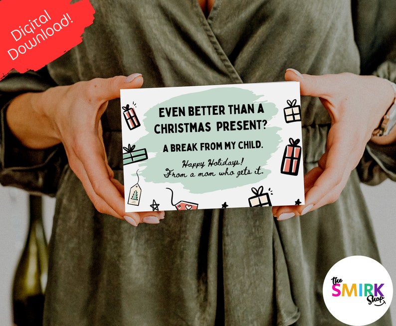 Printable Teacher Holiday Card, Teacher Christmas Card, Holiday Teacher ...