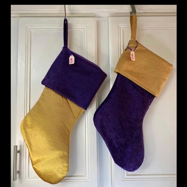Purple Stocking - Etsy