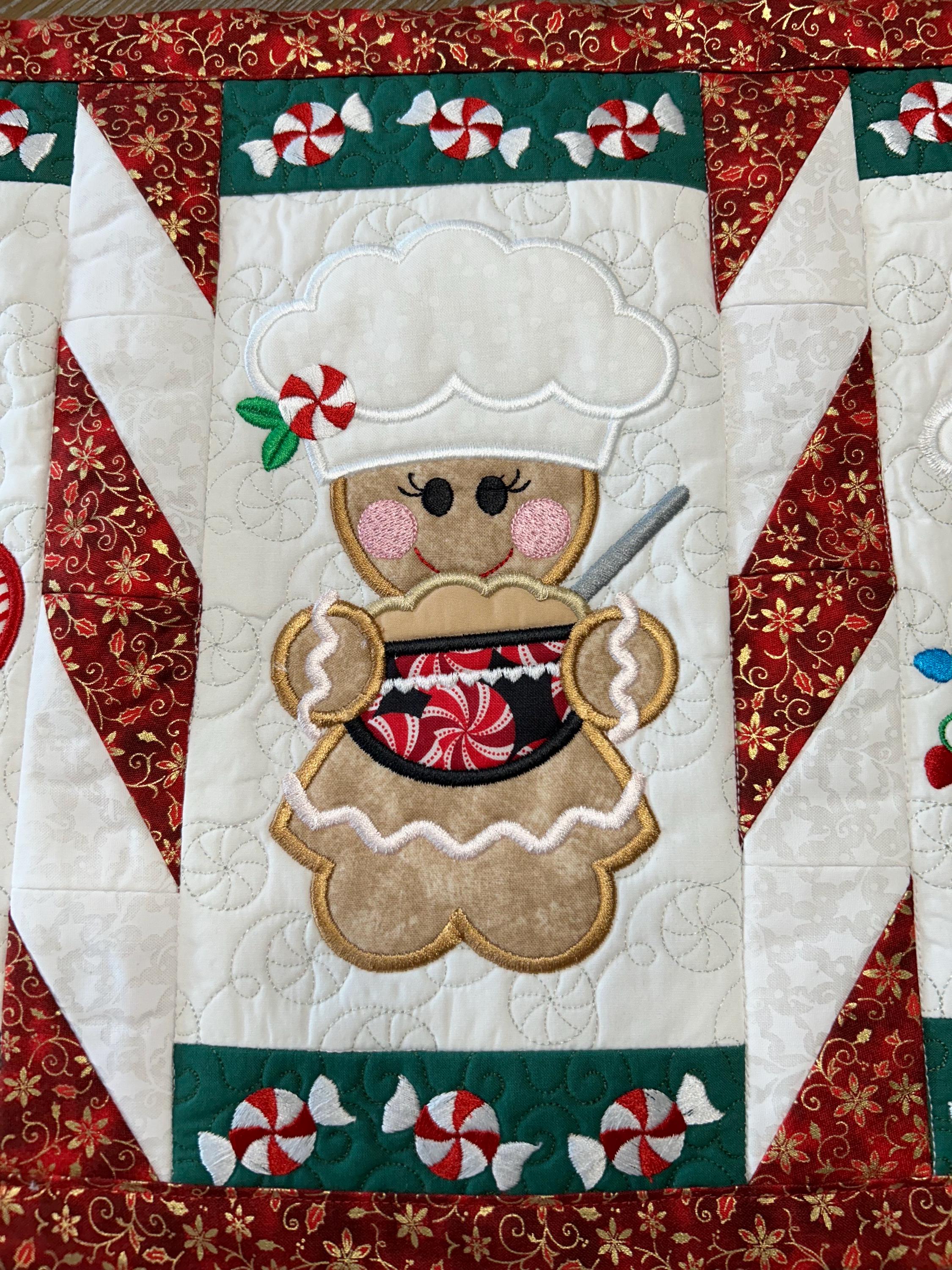 Gingerbread Man, Table Runner, Table Topper, Holiday Decor - Etsy