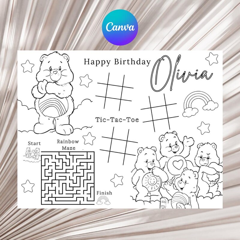 Care Bear Birthday - Etsy