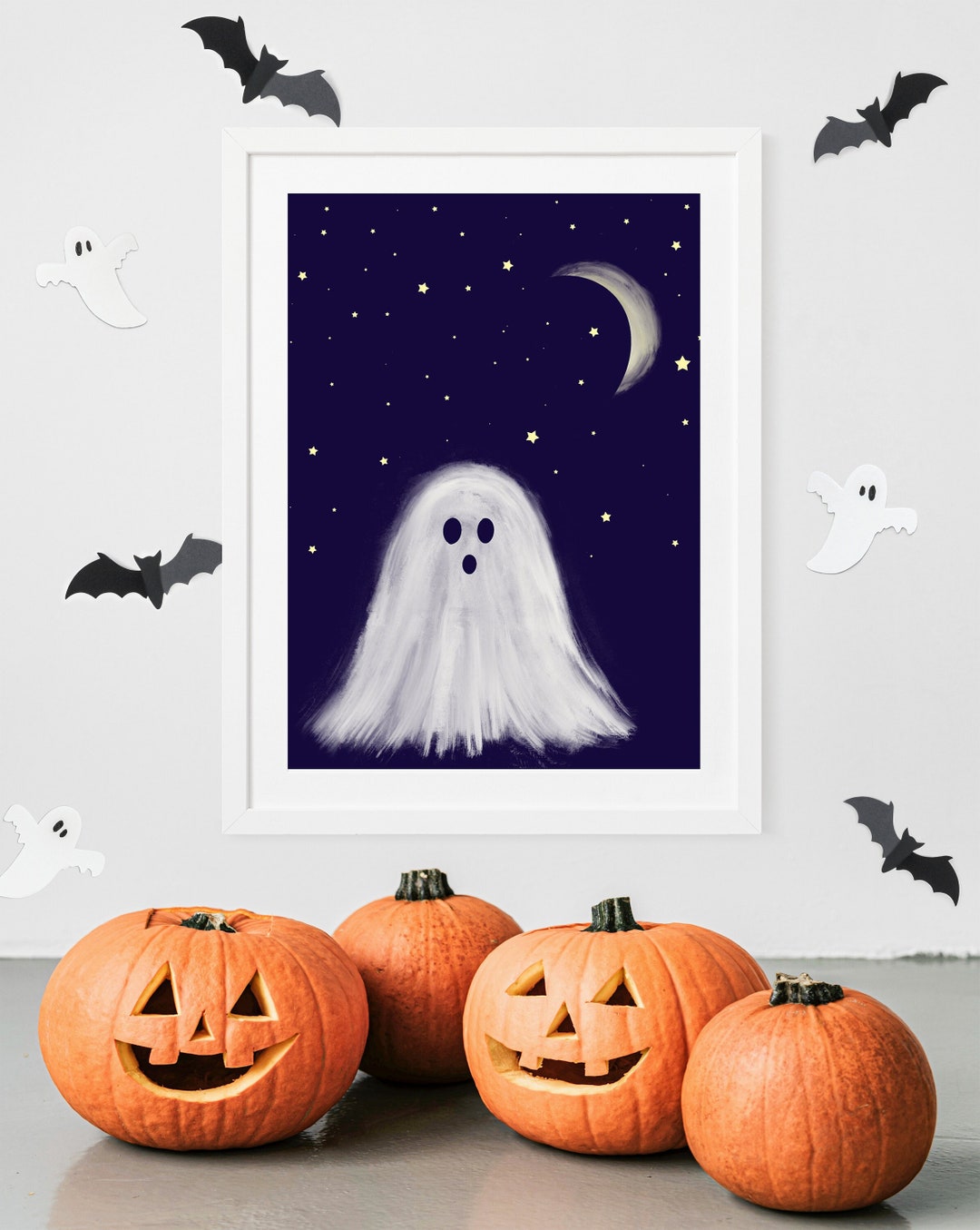 Ghost Printable Halloween Ghost Decor Digital Download - Etsy
