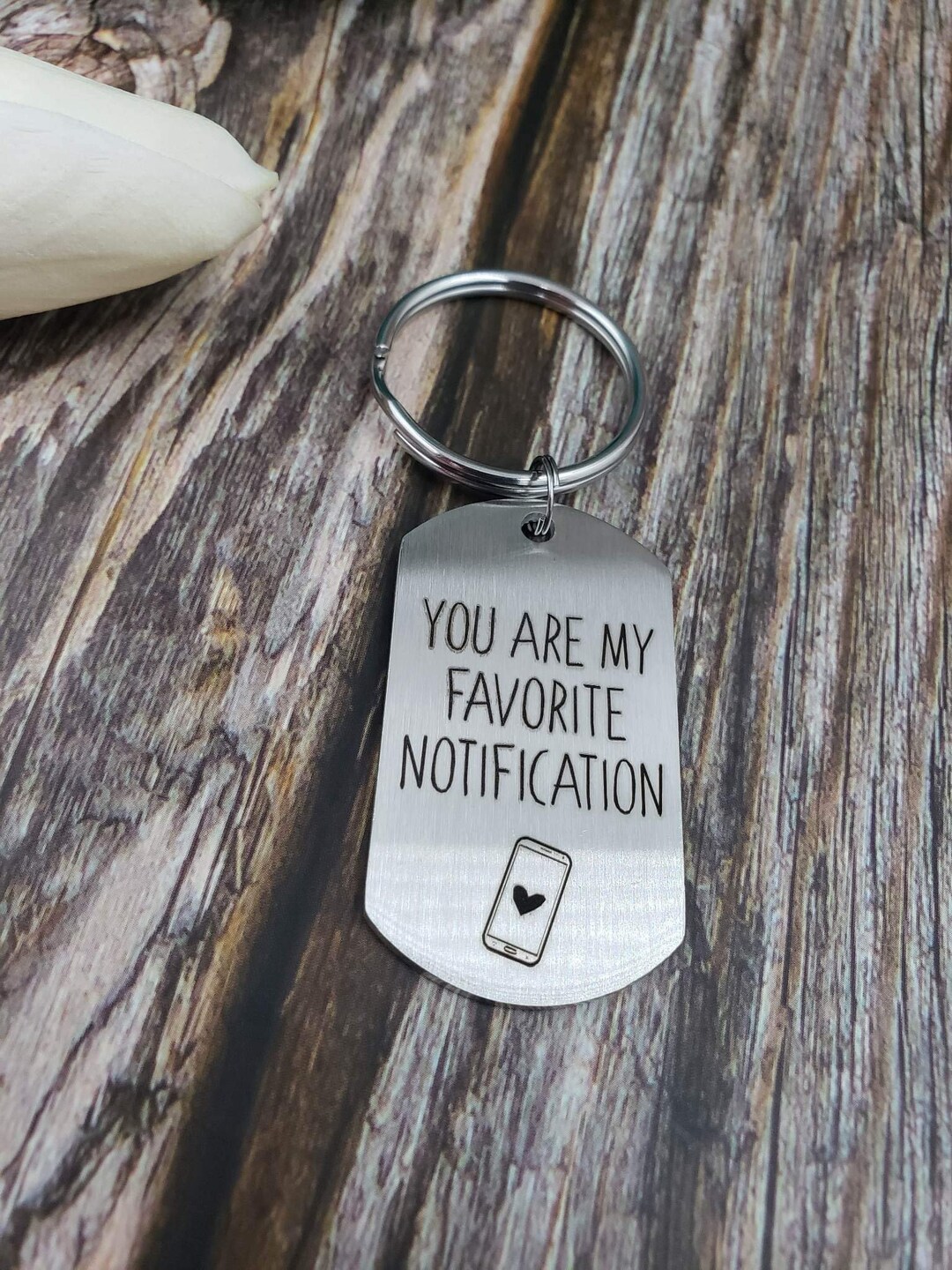 You Are My Favorite Notification Keychain, Phone Heart, Long Distance ...