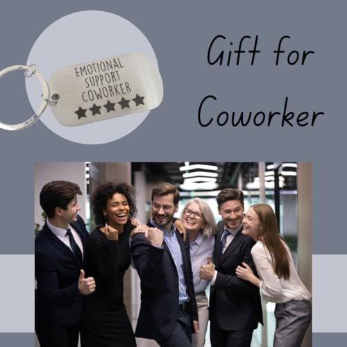 Emotional Support Coworker Keychain, Emotional Support Coworker , Work ...