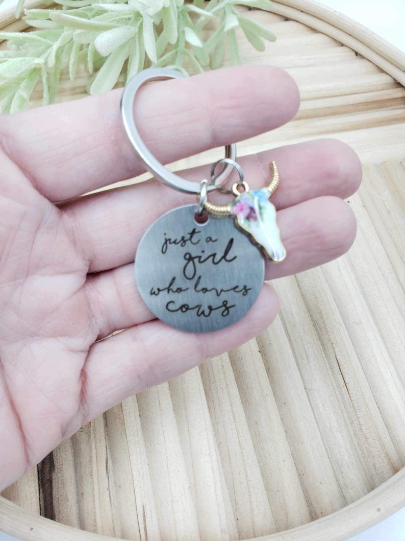 Cow Keychain Cow Gifts Highland Cow Keychain Highland Cow - Etsy