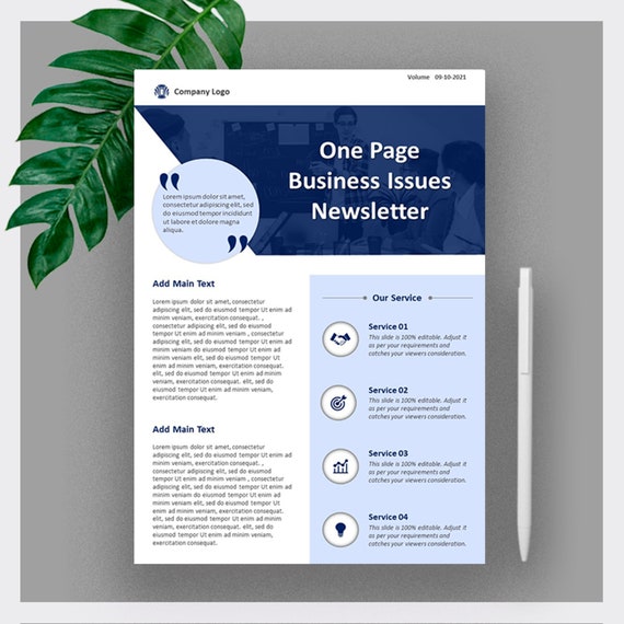 Powerpoint Newsletter Templates