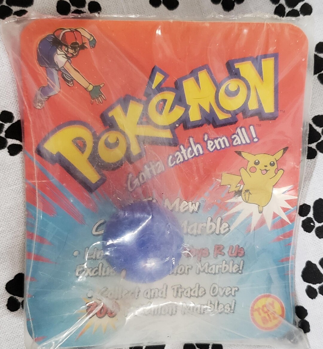 VINTAGE Pokémon 151 Mew Collector Marble Toys R Us Toy Biz Exclusive ...