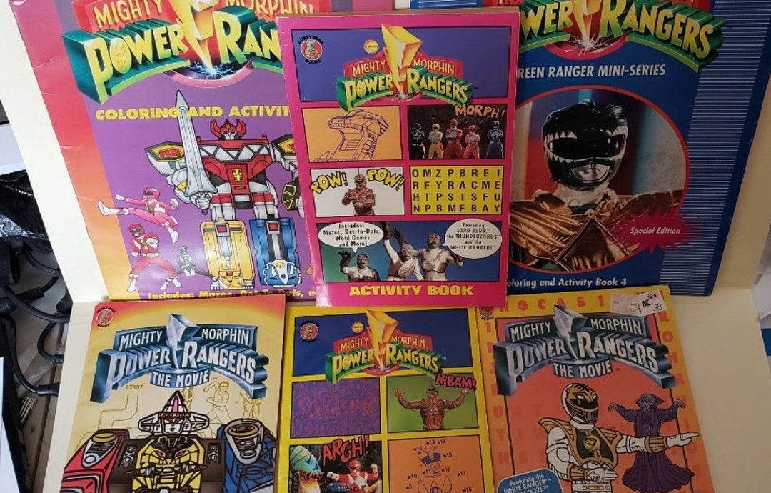 Mighty Morphin Power Rangers, Mighty Morphin Power Rangers 6 Coloring ...
