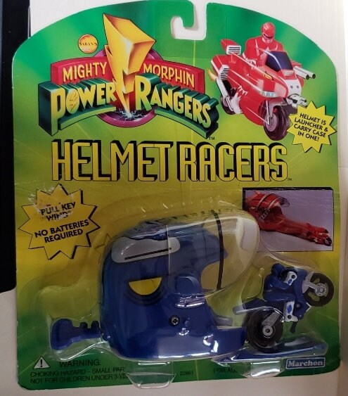 Mighty Morphin, Power Ranger, Helmet Racers, BLUE RACER, Mighty Morphin ...