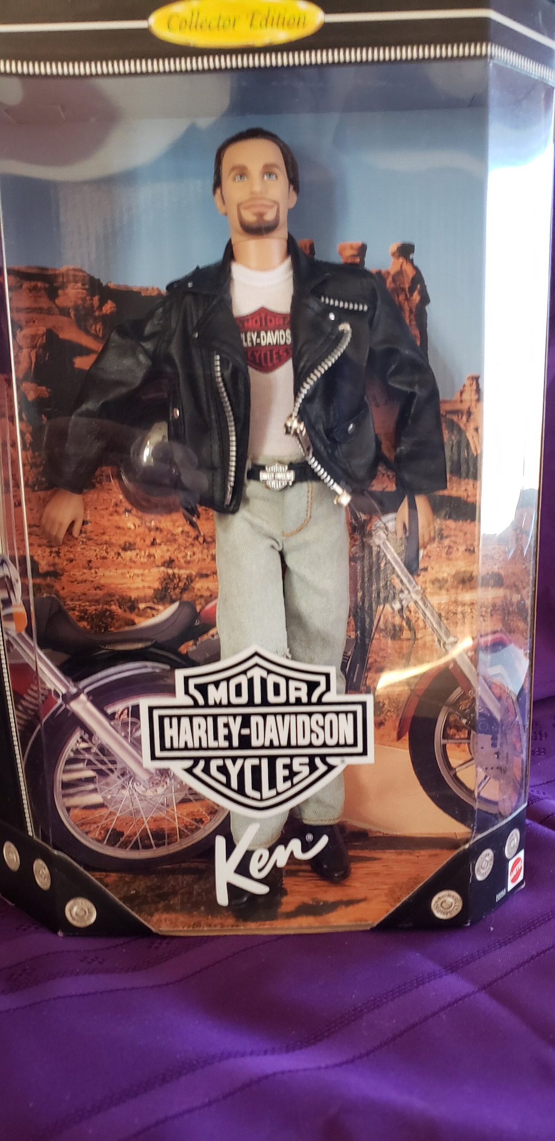 Barbie Ken Harley Davidson, Collectible Ken Doll 1, Ken Barbie Biker ...