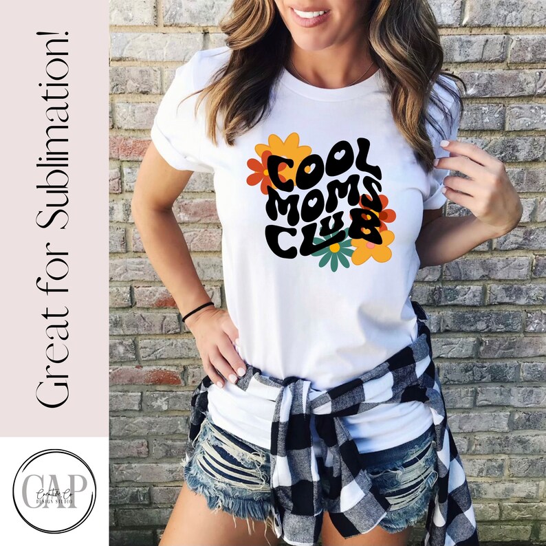 Cool Moms Club Png, Mama Shirt, Cool Mom Club Design, Gift for Mom, Mom ...
