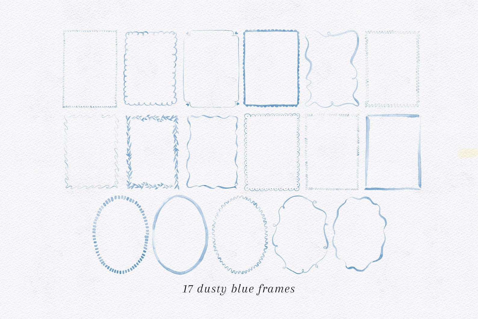 17 Cute Watercolor Borders and Frames | Hand-painted Watercolor Borders ...