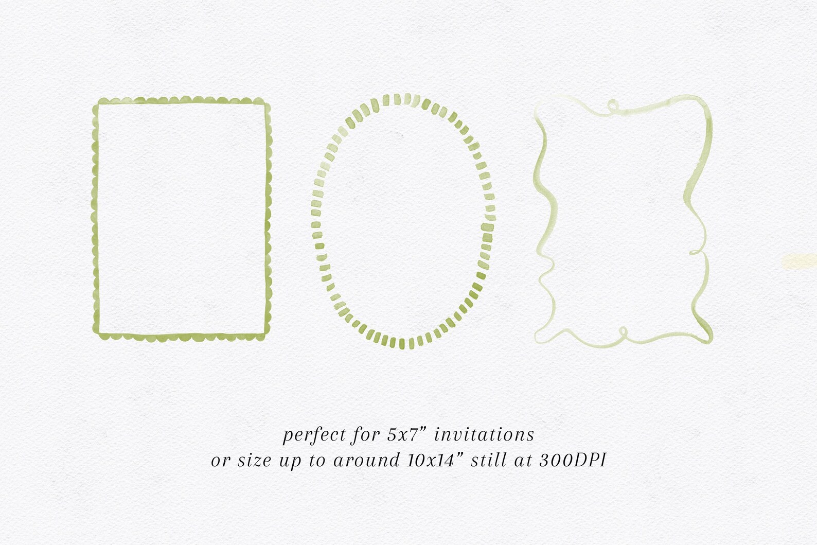 17 Cute Watercolor Borders and Frames | Hand-painted Watercolor Borders ...