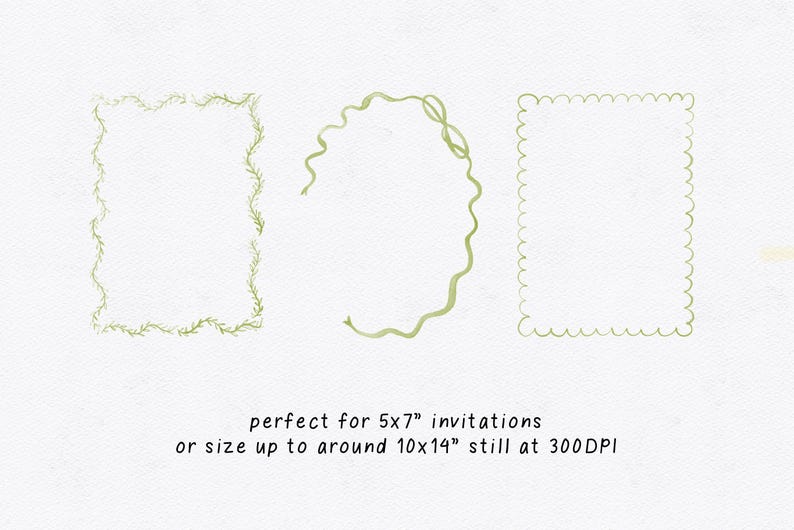 15 Cute Watercolor Borders and Frames | Hand-painted Watercolor Borders ...