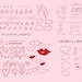 Valentine's Hand Drawn Clipart + Seamless Patterns | 500 Vector Love ...