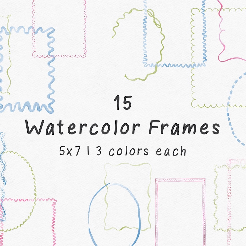 Watercolor Cards - Etsy