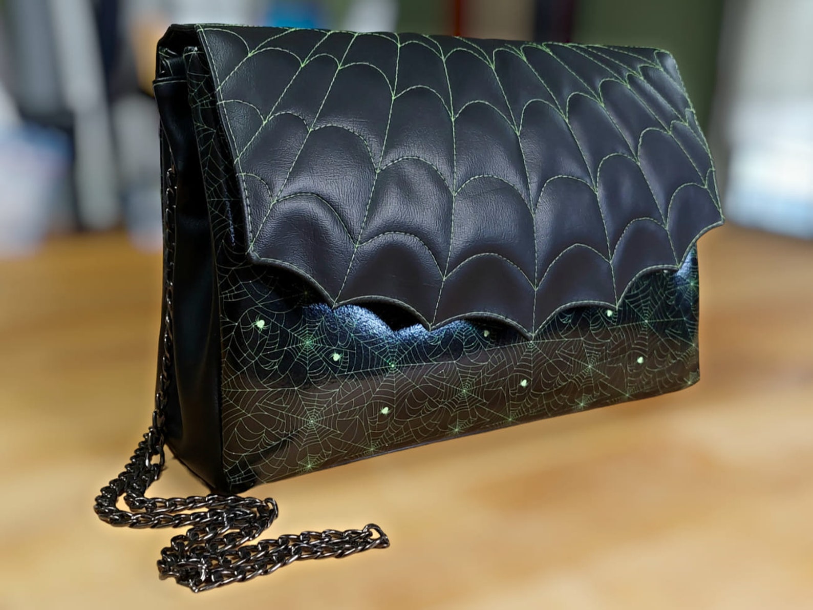 Valdis Bag Pattern Spider Web Bag Pattern Goth Purse - Etsy