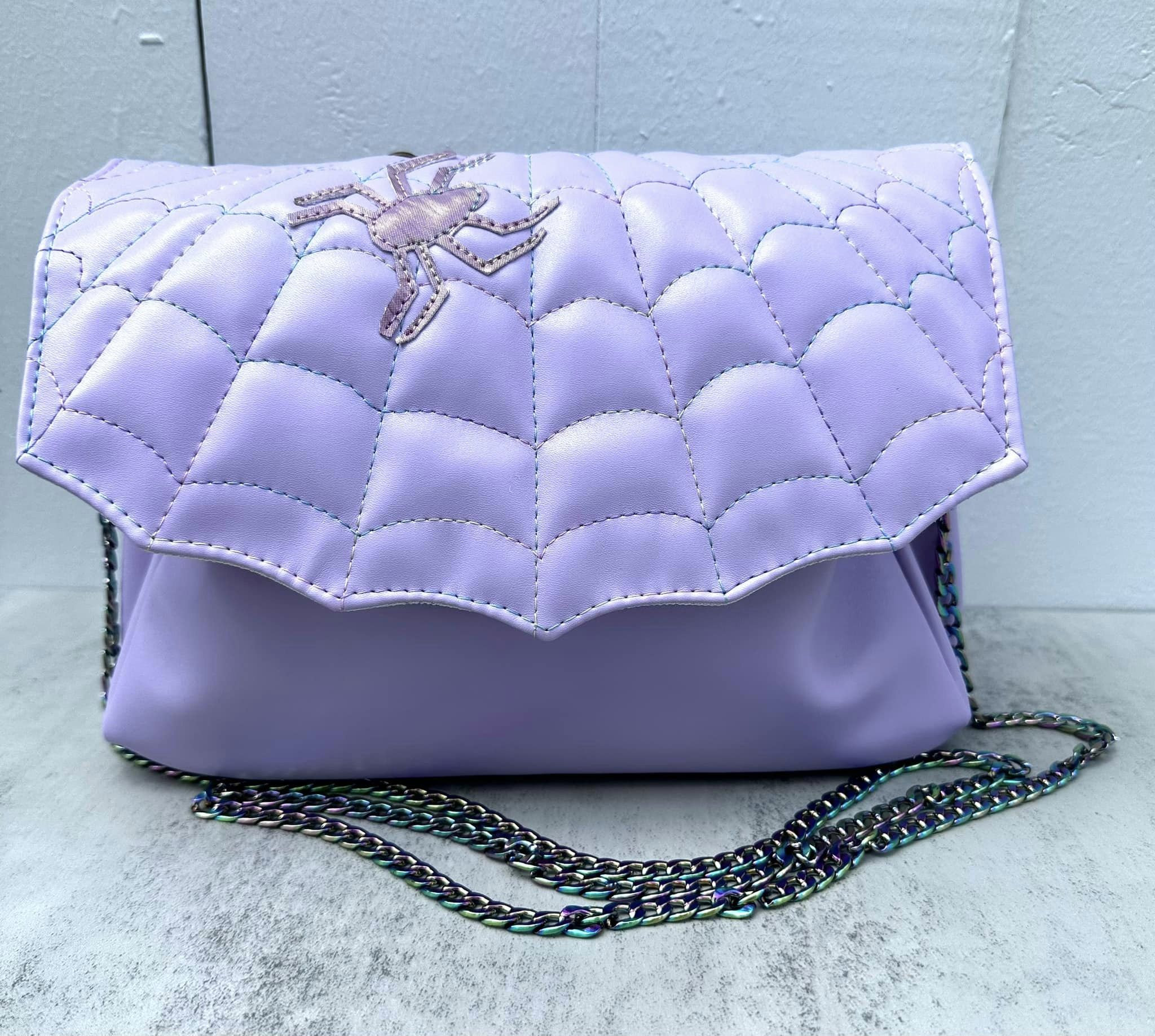 Valdis Bag Pattern, Spider Web Bag Pattern, Goth Purse Pattern, Gothic ...