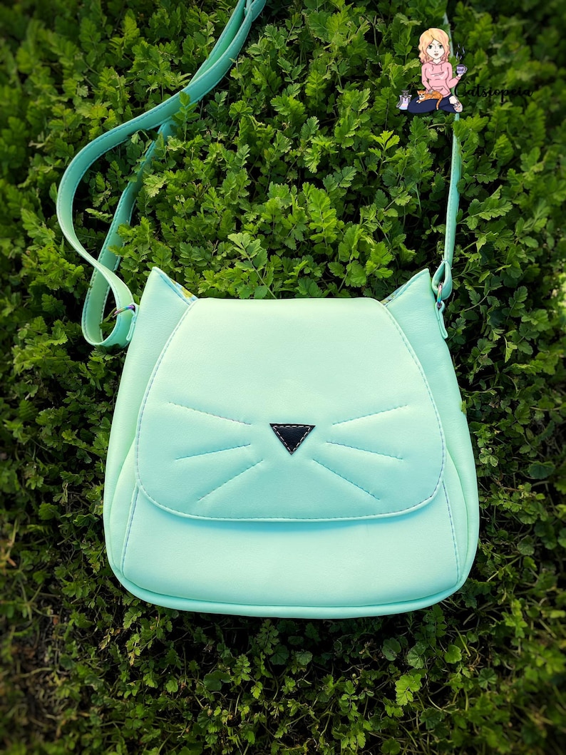Dinah Bag Pattern, Cat Bag Pattern, Cat Purse Pattern, Cat Purse PDF ...