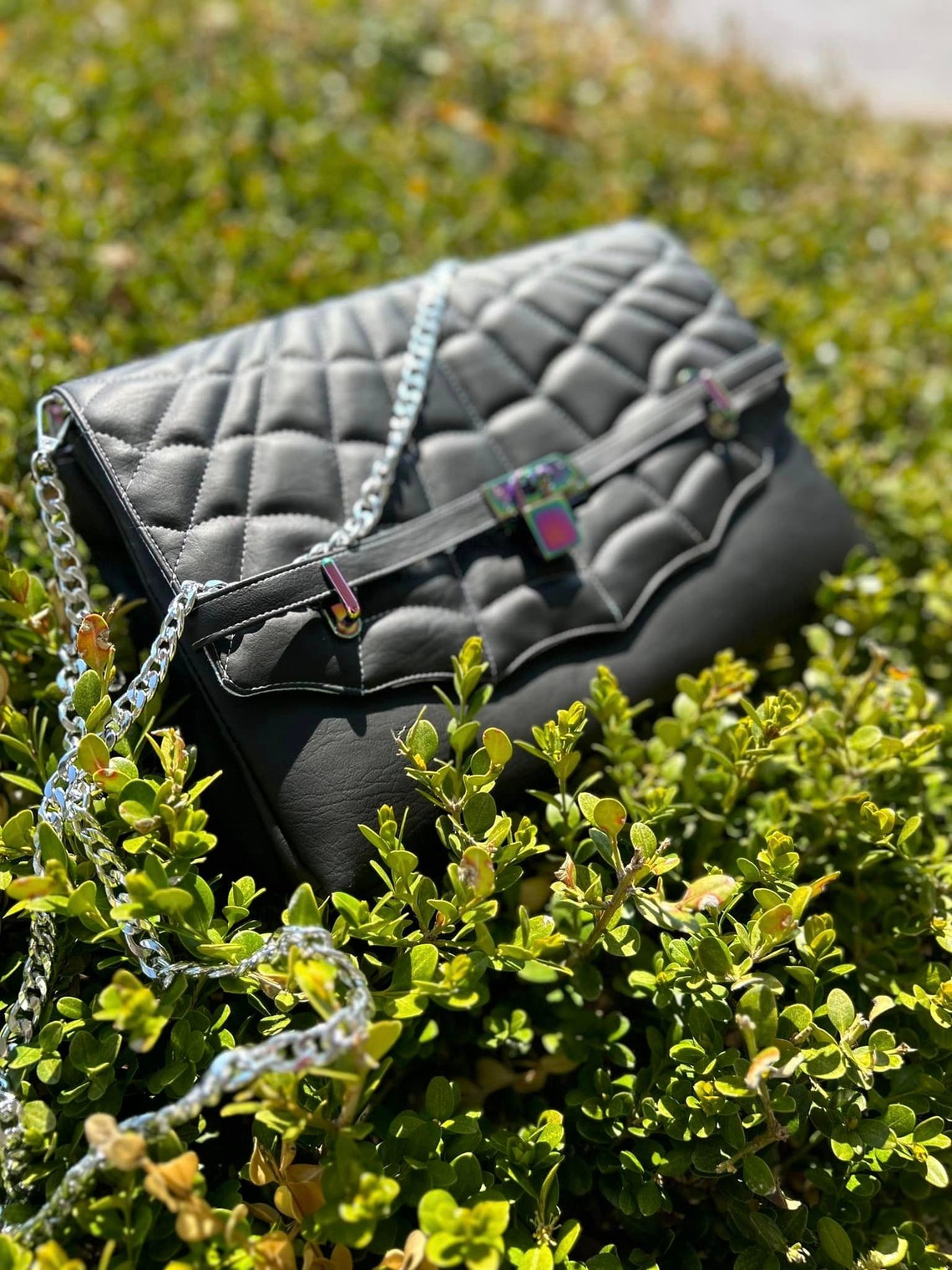 Valdis Bag Pattern, Spider Web Bag Pattern, Goth Purse Pattern, Gothic ...