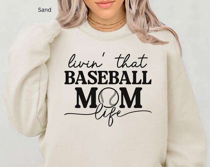 Personalized Baseball Mom Sweatshirt With Kids Names, Baseball Hoodie ...