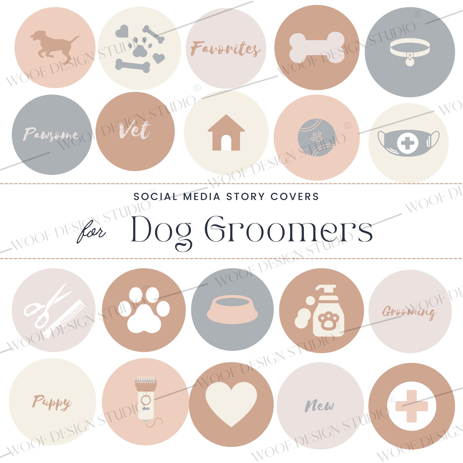 Instagram Highlight Icons for Dog Groomers Instagram Story - Etsy