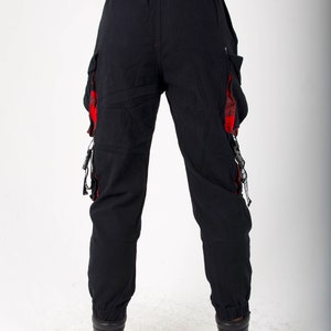 Women's Streetwear Urban Shadow Black Jogger Pants - Etsy