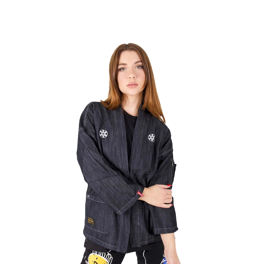 Women's Japanese Denim Kimono Shirt Jacket - Etsy