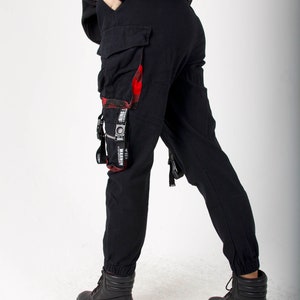 Women's Streetwear Urban Shadow Black Jogger Pants - Etsy