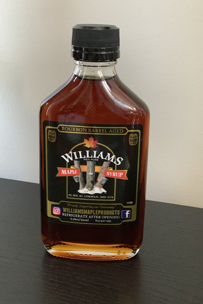 Williams Ohio Bourbon Barrel Aged Maple Syrup - Etsy