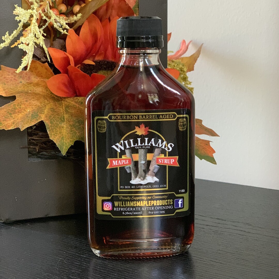 Williams Ohio Bourbon Barrel Aged Maple Syrup - Etsy