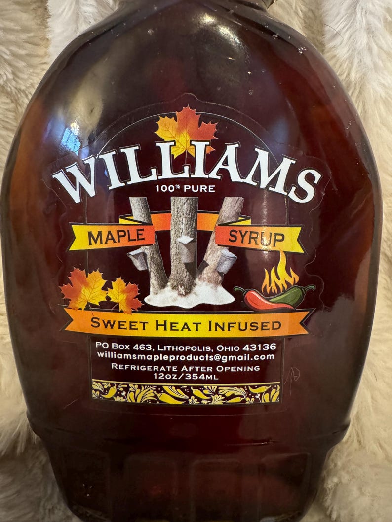 Sweet Heat Jalapeno Pepper Infused Pure Ohio Maple Syrup - Etsy