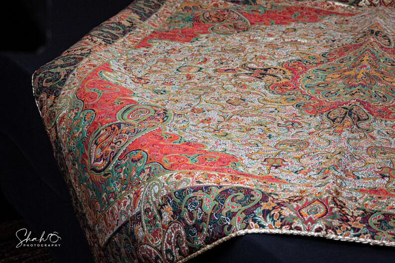 Persian Tablecloth Termeh Table Overlayfabricelegant - Etsy
