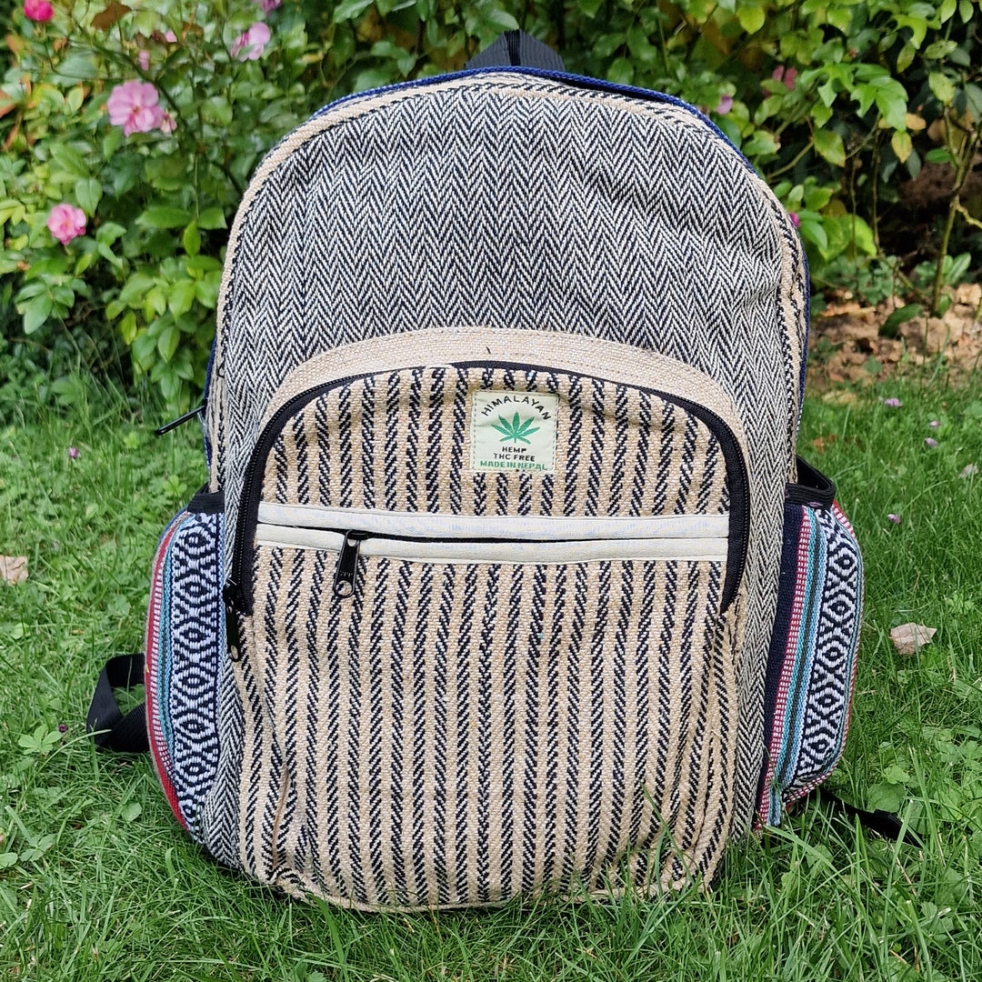 Ecological Backpack Made of Nepalese Hemp Natural and Sustainable ...