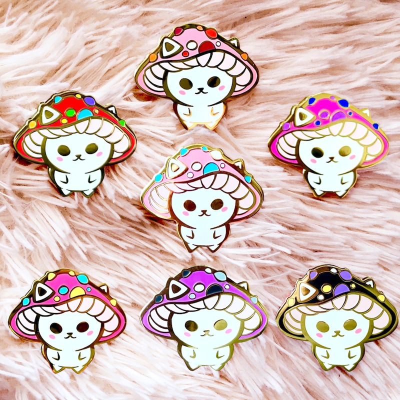 Mushroom Cat Pride - Etsy