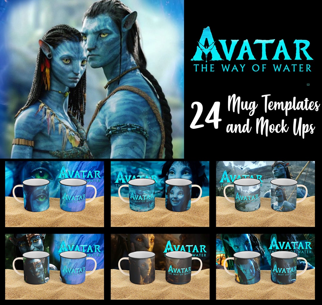 AVATAR the Way of Watter 2022 Mug Templates 24 Templates and Mock up ...