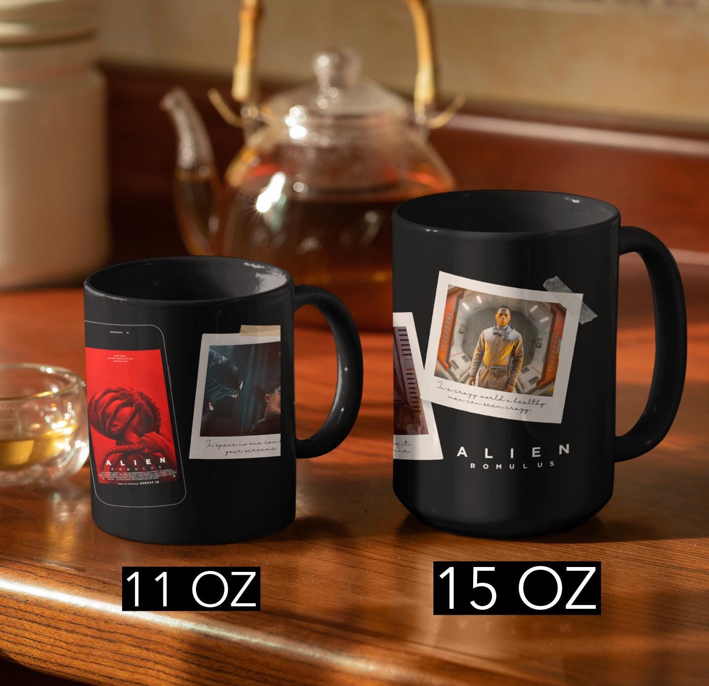 ALIEN ROMULUS MOVIE 2024 2 Mug Template Size 11 & 15 Oz Coffe Mug ...