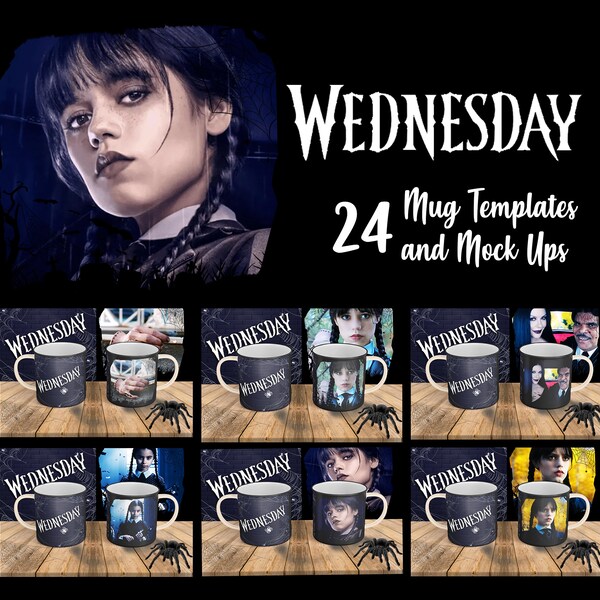 Sublimation Designs Wednesday Addams - Etsy