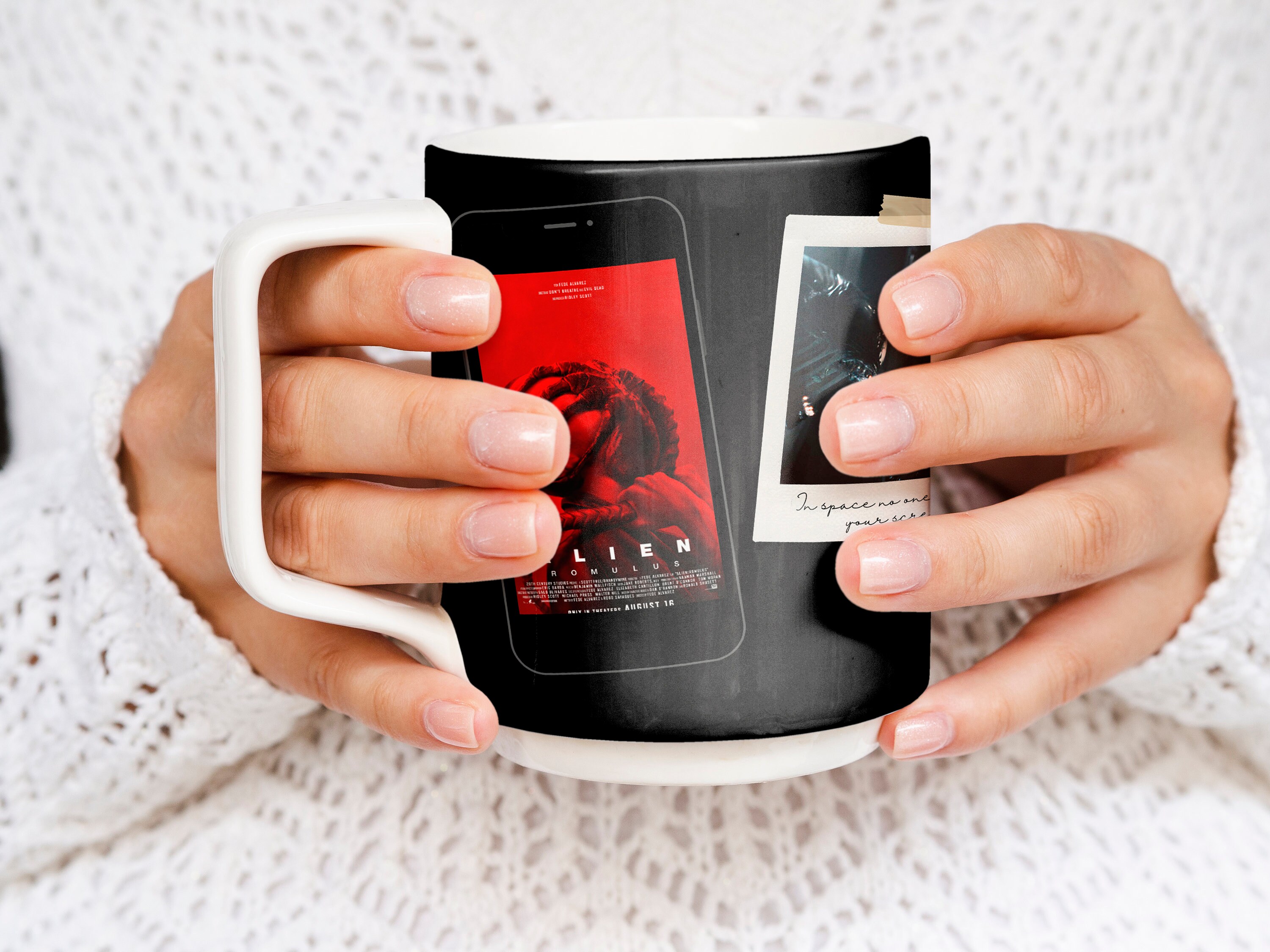 ALIEN ROMULUS MOVIE 2024 2 Mug Template Size 11 & 15 Oz Coffe Mug ...