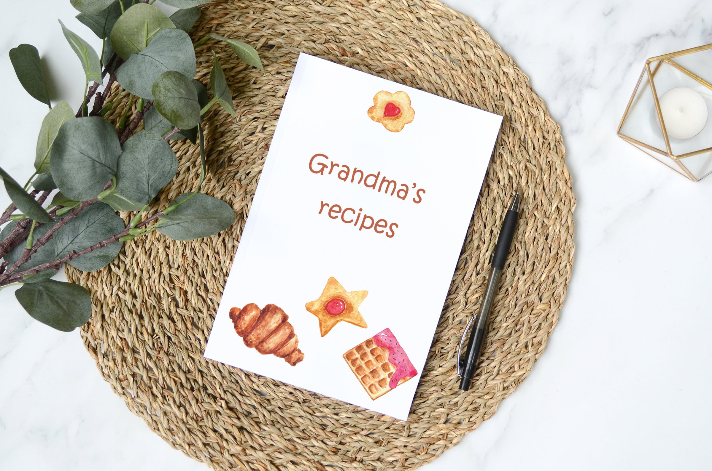 Baking Clipart Cute Home Bakery Png Hand Painted Sweet Pastry Hand ...