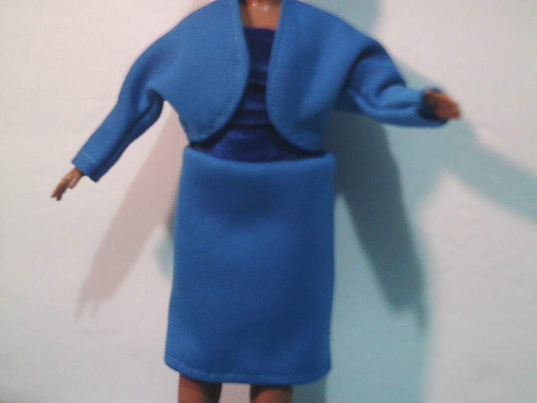 11" Fashion Doll Royal Blue Dress & Jacket Set - Etsy