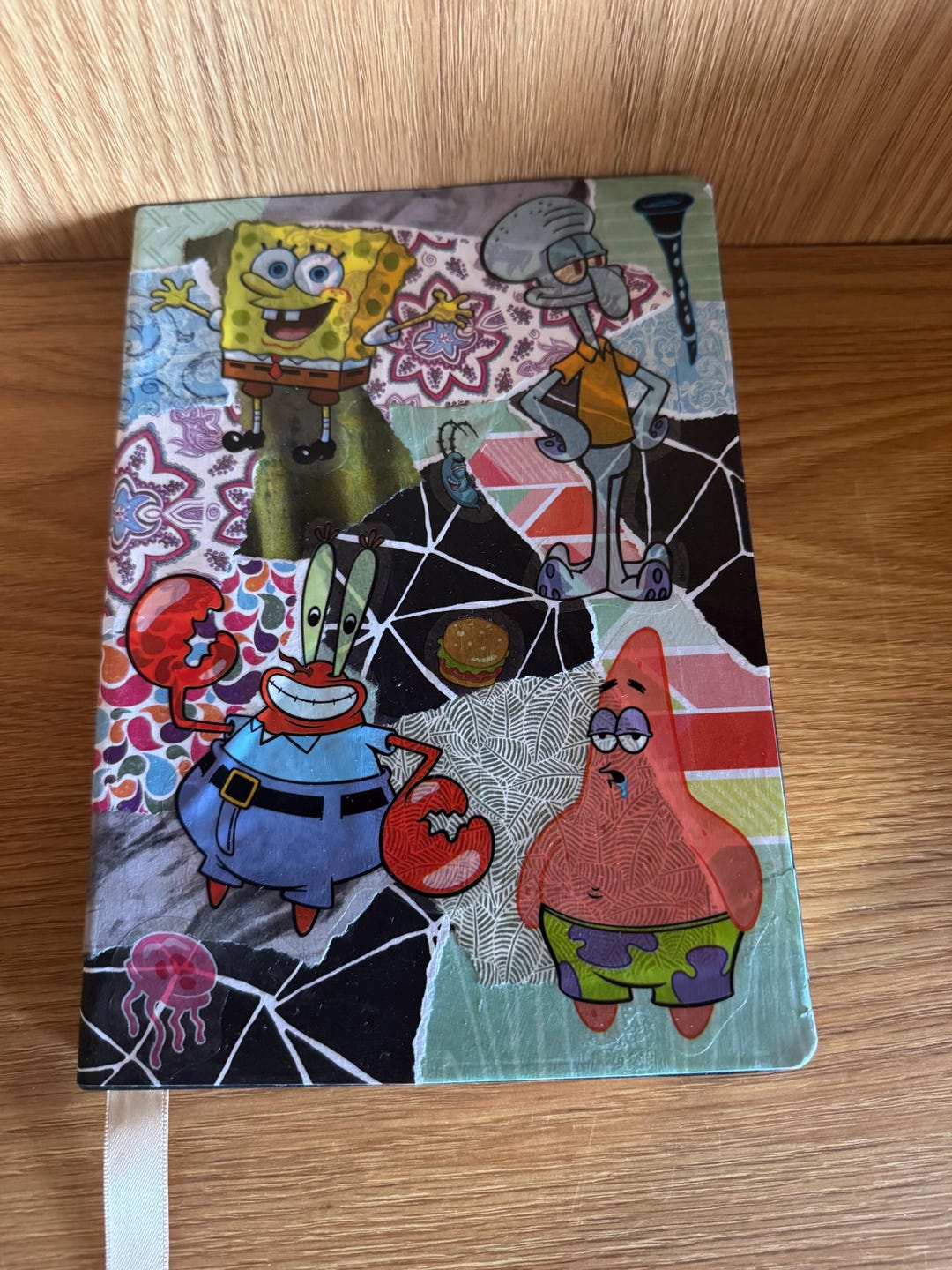Spongebob Themed Collage Lined Journal Notebook - Etsy