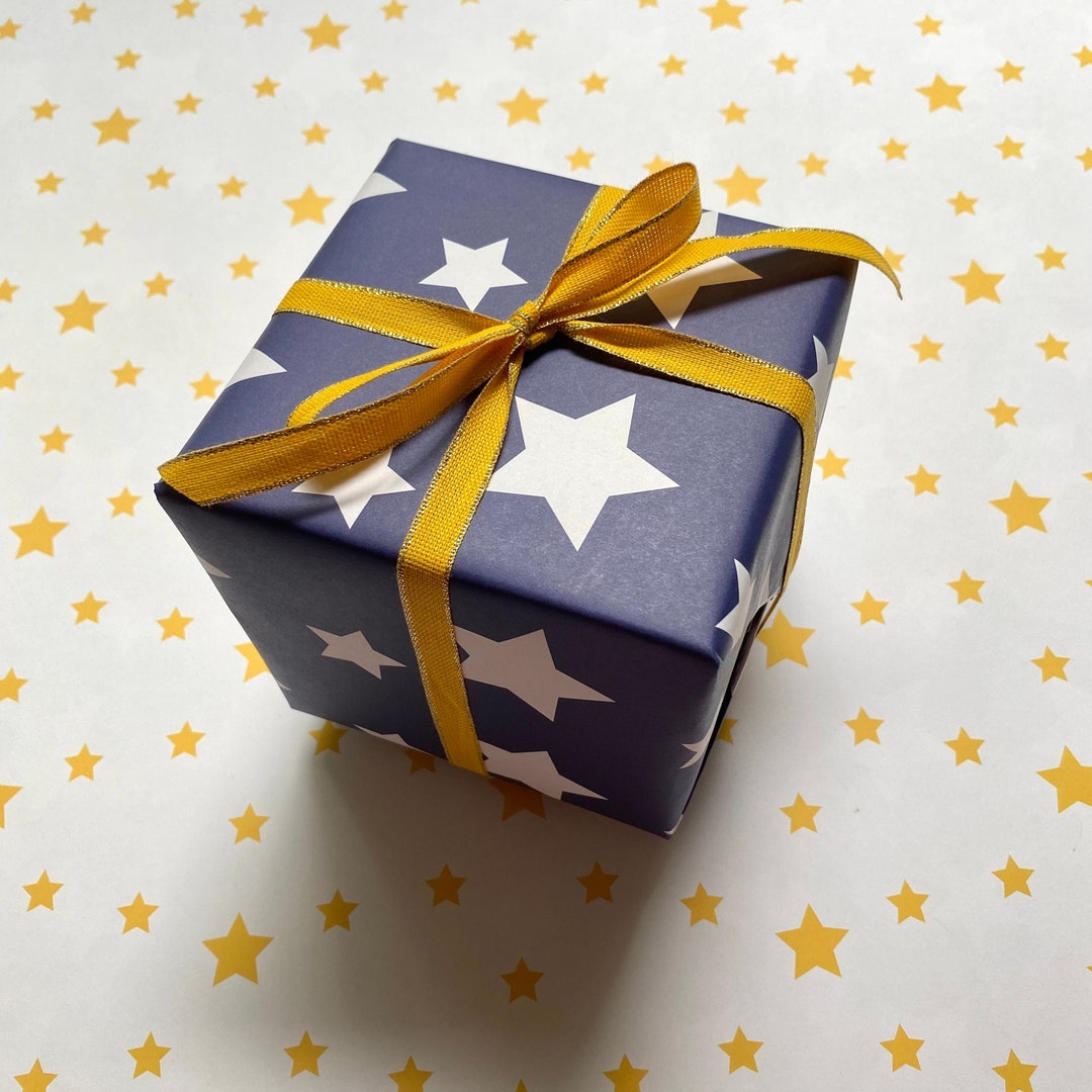 Stars Wrapping Paper Sheets, Double-sided Gift Wrap, Three 29x20in ...