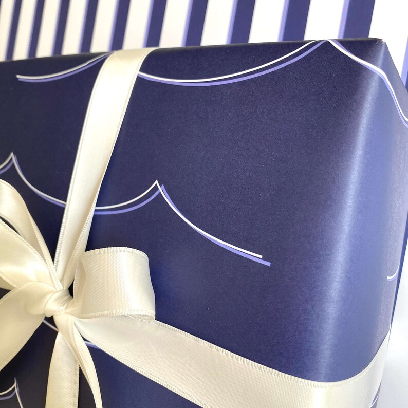 Wave Wrapping Paper Sheets Double-sided Gift Wrap Three - Etsy