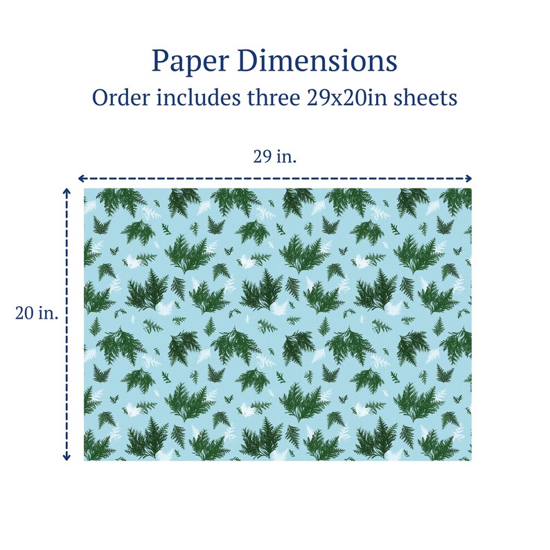 Cedar by Day Wrapping Paper Sheets, Double-sided Gift Wrap, 29x20in ...