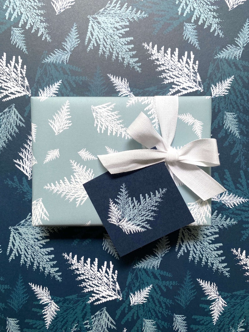 Cedar by Night Wrapping Paper Sheets Double-sided Gift Wrap - Etsy