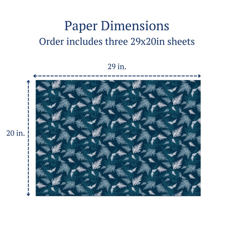 Cedar by Night Wrapping Paper Sheets Double-sided Gift Wrap - Etsy
