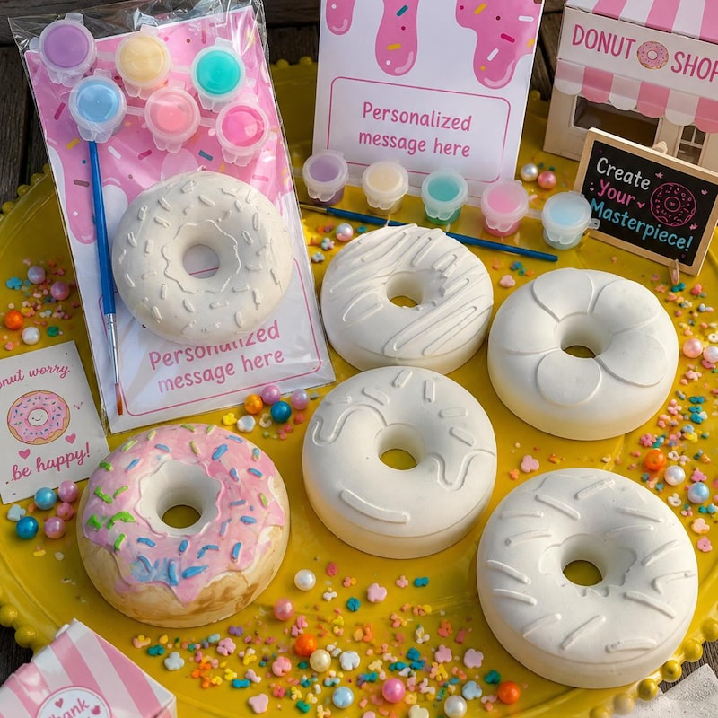 Paint Your Own Donut Kit - Etsy